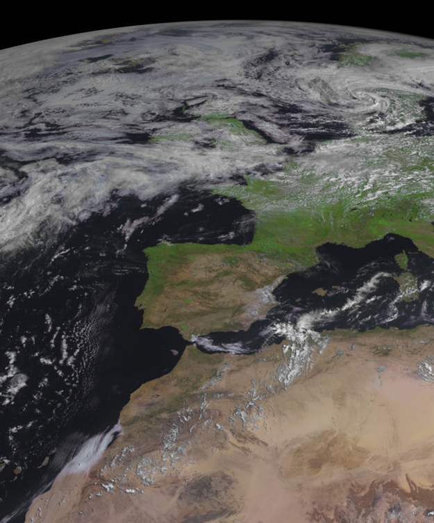 Impresionante fotografía de la Tierra tomada por el Meteosat MSG-3 Impresionante fotografía de la Tierra tomada por el Meteosat MSG-3