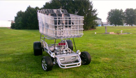 Shopper Chopper, un carrito de la compra con motor V8 que causa ...