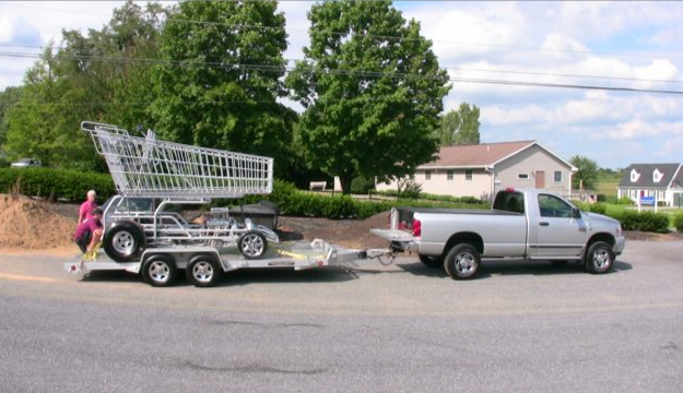 Shopper Chopper, un carrito de la compra con motor V8 que causa ...