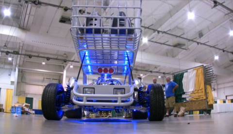 Shopper Chopper, un carrito de la compra con motor V8 que causa ...