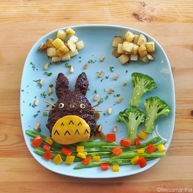 Una madre que convierte las comidas en verdaderas obras de arte