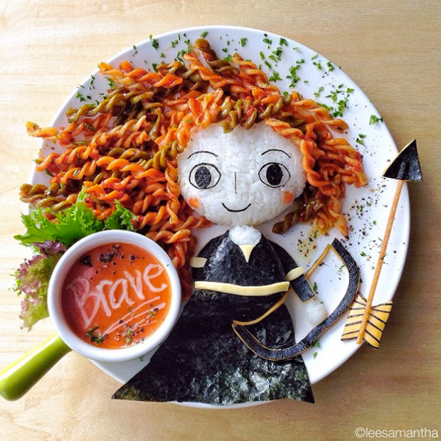 Una madre que convierte las comidas en verdaderas obras de arte