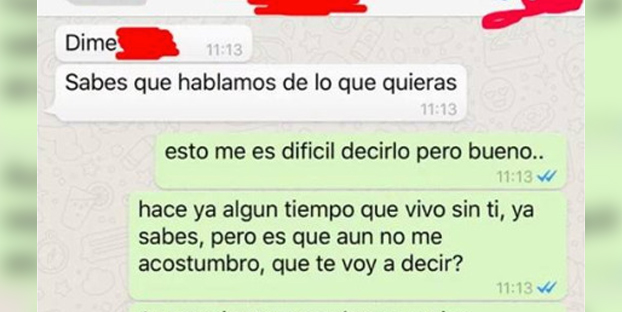 Cuando intentas volver con tu ex por WhatsApp, pero ¡era una trampa ... Cuando intentas volver con tu ex por WhatsApp, pero ¡era una trampa ...