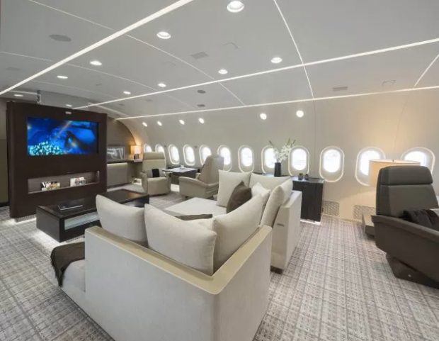 Recorrido por el Boeing 787-8 VIP, el jet privado más espectacular del ...