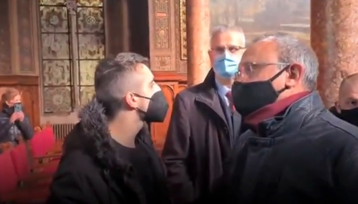 Esto ocurrió durante el acto de toma de posesión de poder del nuevo ...