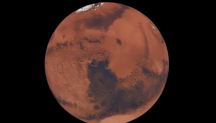 Una rotación completa de Marte capturada por el telescopio espacial ...