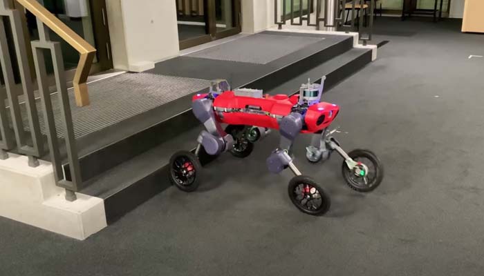 Esta empresa le ha puesto ruedas al clásico robot cuadrúpedo estilo ...